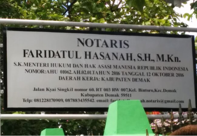 5 Daftar Kantor Notaris Demak & Mranggen Terbaik Murah - HargaPromosi.id